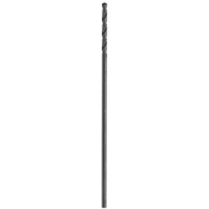 bosch bl2743 1-piece 1/4 in. x 12 in. extra length aircraft black oxide drill bit for applications in light-gauge metal, wood, plastic