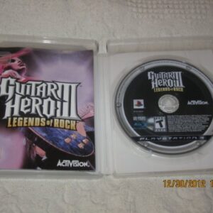 Guitar Hero III: Legends of Rock - Playstation 3 (Game only)