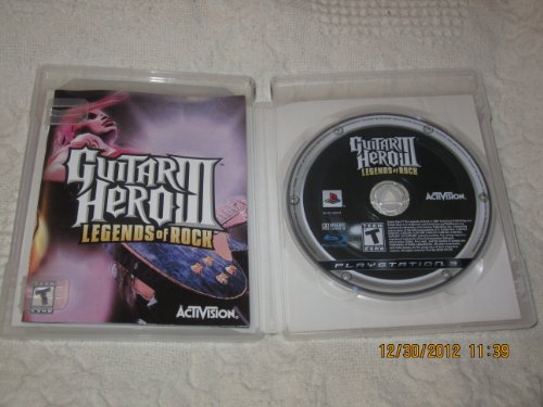 Guitar Hero III: Legends of Rock - Playstation 3 (Game only)