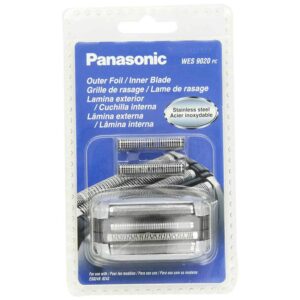 panasonic shaver replacement outer foil and inner blade set wes9020pc, compatible with arc4 4-blade shaver es8243aa