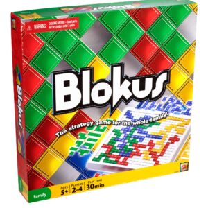 Mattel Games Blokus XL Strategy Board Game, Family Game for Kids & Adults with Colorful Oversized Pieces & Just One Rule (Amazon Exclusive)