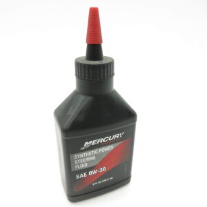 oem mercury marine synthetic power steering fluid sae 0w-30 8 oz