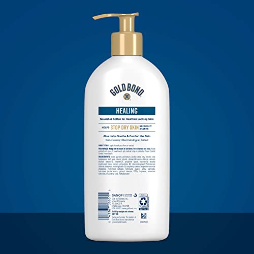 Gold Bond Healing Hydrating Lotion, 14 oz., With Aloe, Moisturizes, Immediate 24-Hour Hydration