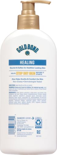 Gold Bond Healing Hydrating Lotion, 14 oz., With Aloe, Moisturizes, Immediate 24-Hour Hydration