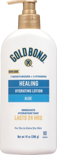 Gold Bond Healing Hydrating Lotion, 14 oz., With Aloe, Moisturizes, Immediate 24-Hour Hydration