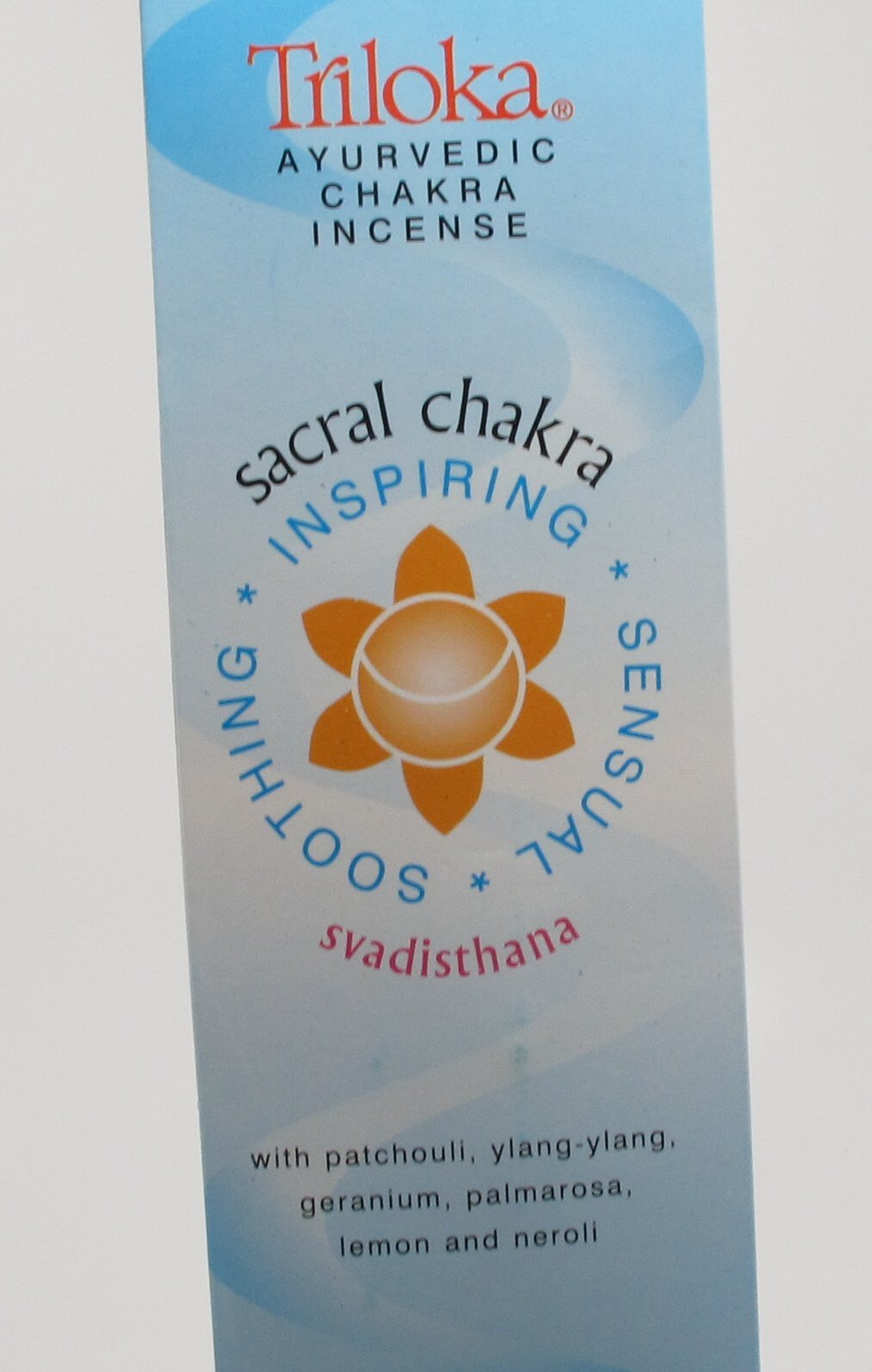 TRILOKA Incense Sacral Chakra, 10 CT