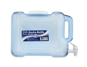 new wave enviro bpa free 2 gallon refrigerator bottle with spigot