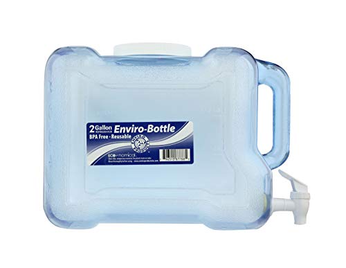 New Wave Enviro BpA Free 2 Gallon Refrigerator Bottle with Spigot