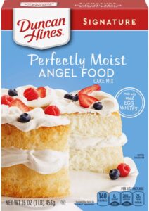 duncan hines signature cake mix angel food