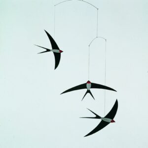 3 Swallow Hanging Mobile - 20 Inches - High Quality - Handmade in Denmark by Flensted