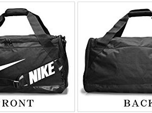 NIKE Brasilia Training Duffel Bag, Midnight Navy/Black/White, Medium