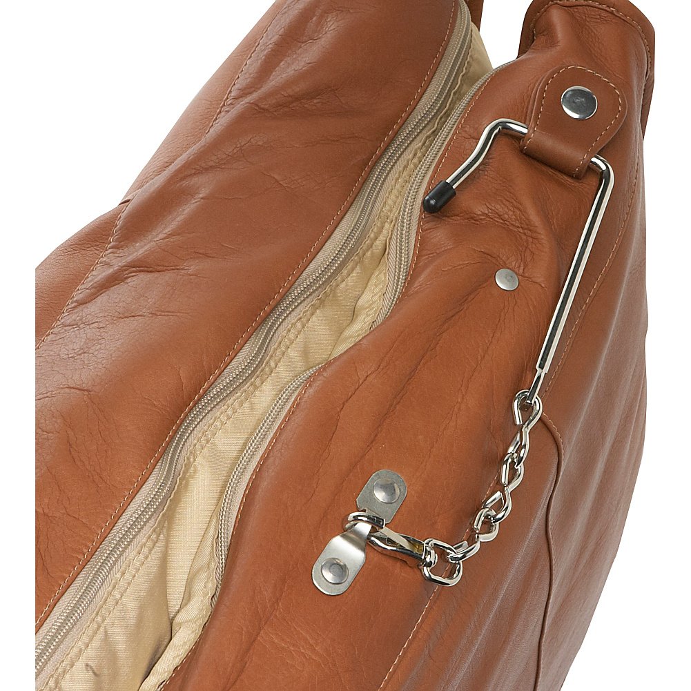 Piel Leather Elite Garment Bag, Saddle, One Size