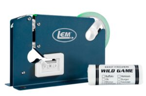 lem products ground meat packaging system, blue