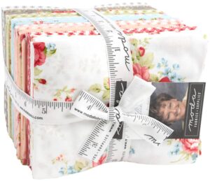 moda fabrics ellie fat quarter bundle by brenda riddle designs 18760ab