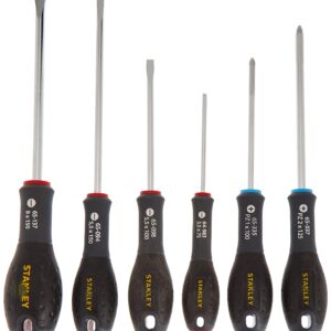 STANLEY FATMAX 6 Piece Screwdriver Set, Parallel/Flared/Pozi