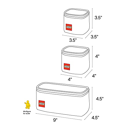 LEGO STORAGE ORGANIZER CUBES 3-PIECE SET