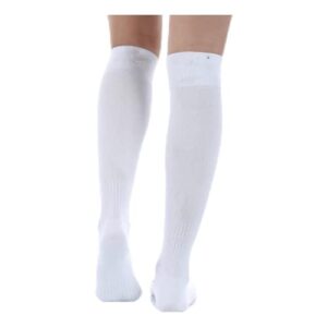 Nike Academy Over-The-Calf Soccer Socks, White/Black, Large