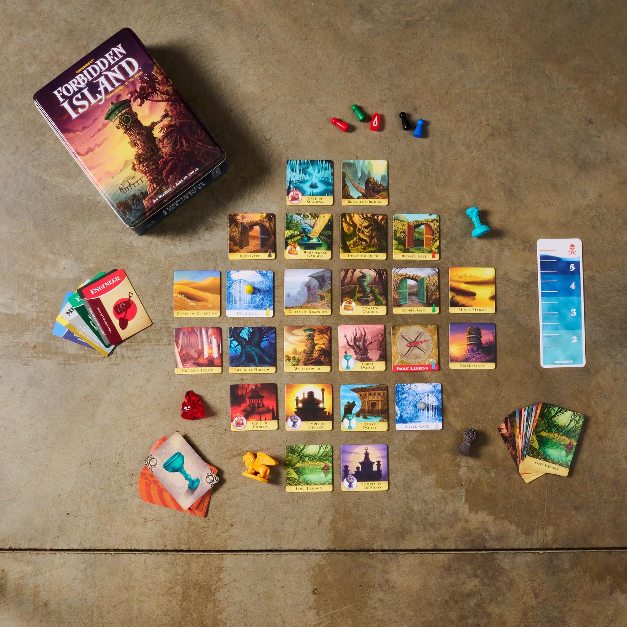 Forbidden Island – The Cooperative Strategy Survival Island Board Game,2-4 players