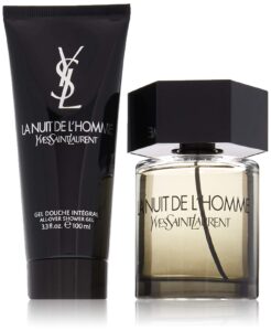 ysl la nuit l'homme set (3.3 eau de toilette spray, 3.3 shower gel) combo