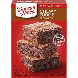 duncan hines brownie mix, fudge, 18.3 oz