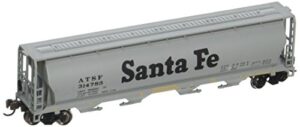 bachmann industries inc. canadian 4-bay cylindrical grain hopper santa fe - n scale