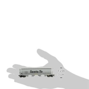 Bachmann Industries Inc. Canadian 4-Bay Cylindrical Grain Hopper Santa Fe - N Scale