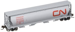 bachmann industries inc. canadian 4-bay cylindrical grain hopper canadian national - n scale