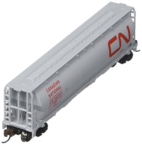 Bachmann Industries Inc. Canadian 4-Bay Cylindrical Grain Hopper Canadian National - N Scale