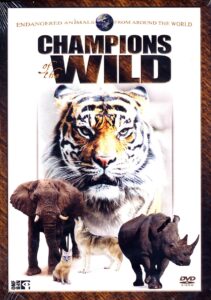 champions of the wild-endangered animals from around the world; black & white rhino, elephants, kenyan wildlife vet, nazinga game reserve