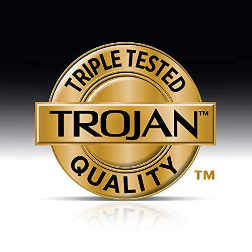 Trojan Her Pleasure Sensations Lubricated Condoms - 12 Count (Packaging May Vary)