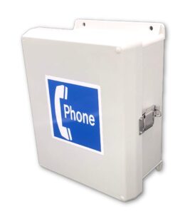 outdoor phone system - waterproof telephone cabinet call box weatherproof