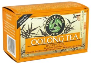 triple leaf tea - oolong tea bags, wulong tea, semi-oxidized, 20 tea bags