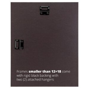 Craig Frames 21834700BK 11 by 14-Inch Picture Frame, Smooth Wrap Finish, 2-Inch Wide, Black