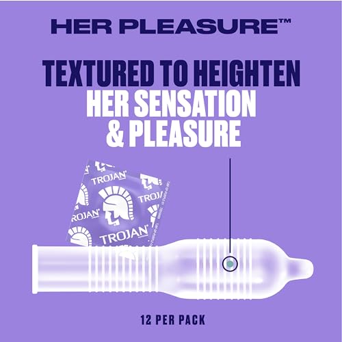 Trojan Pleasure Variety Pack Lubricated Condoms - 12 Count