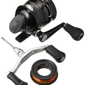 Zebco OMEGA PRO 3SZ SC REEL 10#, Size 30, Black