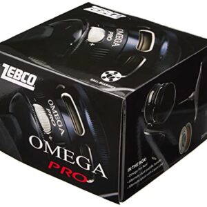 Zebco OMEGA PRO 3SZ SC REEL 10#, Size 30, Black