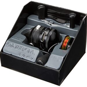 Zebco OMEGA PRO 3SZ SC REEL 10#, Size 30, Black