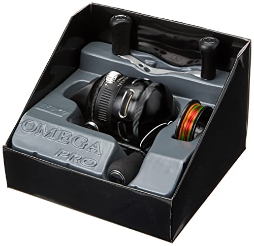 Zebco OMEGA PRO 3SZ SC REEL 10#, Size 30, Black