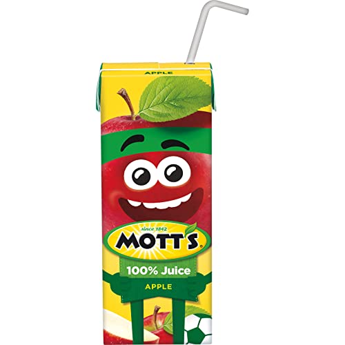 Mott's 100% Original Apple Juice, 6.75 Fl Oz Boxes, 32 Count (4 Packs Of 8), 2 Servings Of Fruit, 100% Fruit Juice, Gluten-free, Caffeine-free, Kosher, Contains No Artificial Colors Or Sweeteners