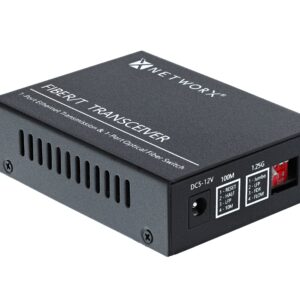 Networx® Gigabit Ethernet Fiber Media Converter - UTP to 1000Base-SX - ST Multimode, 5...