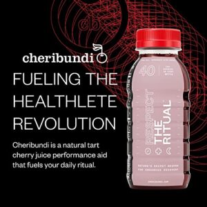 Cheribundi LIGHT Tart Cherry Juice - Reduced Calorie Tart Cherry Juice - Pro Athlete Workout Recovery - Fight Inflammation and Support Muscle Recovery - Post Workout Recovery Drinks for Runners, Cyclists and Athletes - 8 Fl oz, (Pack of 12)