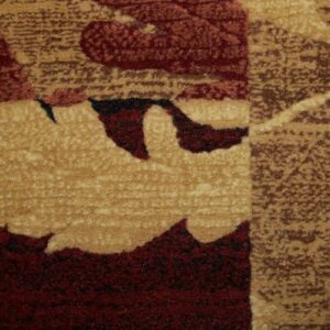 Home Dynamix Catalina Pierre Contemporary Modern Area Rug 7'10"x10'2" Geometric Brown Red Beige