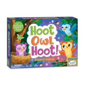 peaceable kingdom hoot owl hoot cooperative color matching game for 2 to 4 kids ages 4+