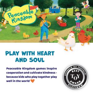 Peaceable Kingdom Count Your Chickens Award Winning Cooperative Counting Game for 2 to 4 Kids Ages 3+