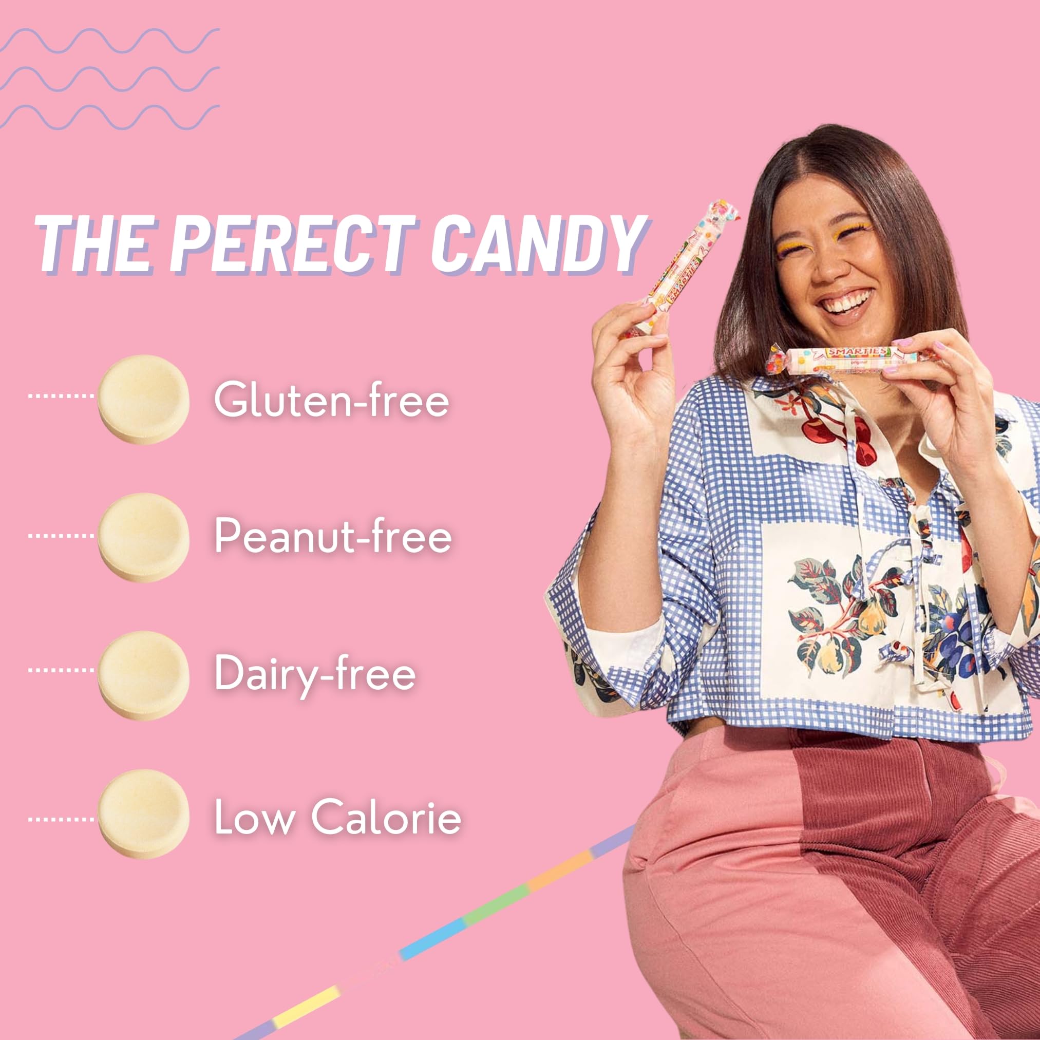 Smarties Double Lollies | Gluten Free, Peanut ,Fat Free Assorted Fruity Flavors, Low Calorie Perfect for Birthdays Parties Made by US Candy Company Since 1949 - 34 oz 120 Count Lollipops