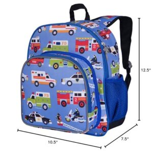 Wildkin 12-Inch Kids Backpack for Boys & Girls, Perfect for Daycare and Preschool, Toddler Bags Features Padded Back & Adjustable Strap, Ideal for School & Travel Backpacks (Heroes)