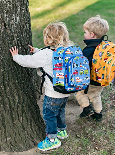 Wildkin 12-Inch Kids Backpack for Boys & Girls, Perfect for Daycare and Preschool, Toddler Bags Features Padded Back & Adjustable Strap, Ideal for School & Travel Backpacks (Heroes)