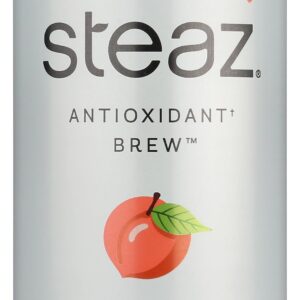 Steaz Organic Iced Green Tea, Peach, 16 oz