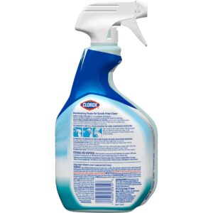 Clorox Disinfecting Bathroom Foamer with Bleach Original, Household Essentials, 30 Ounce Spray Bottle (Package May Vary)