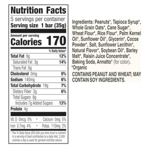 Cascadian Farm Organic Sweet & Salty Peanut Pretzel Granola Bars, 5 Bars, 6.2 oz.